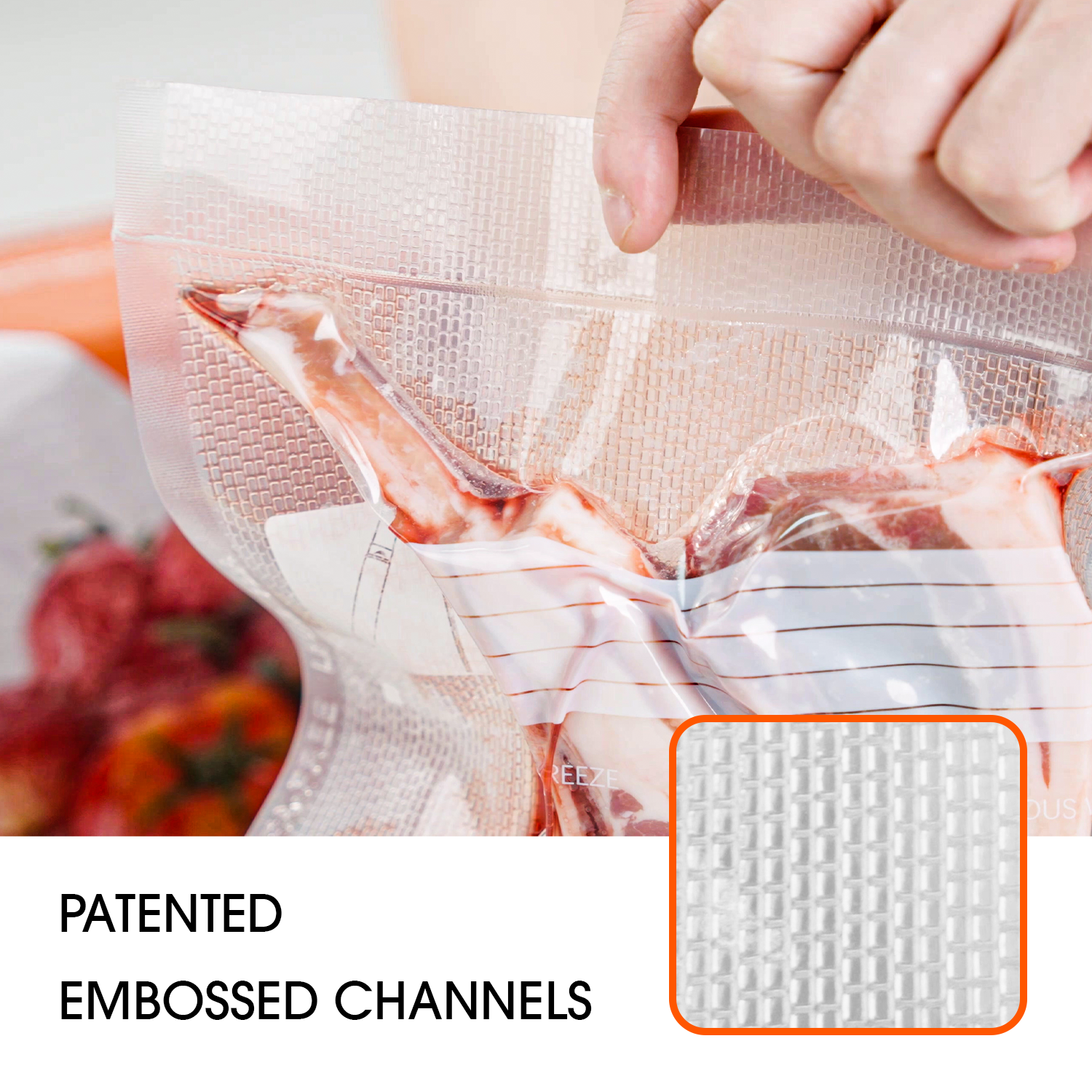 Cooking Grade Embossed Vacuum Bags – The Space & Vesta